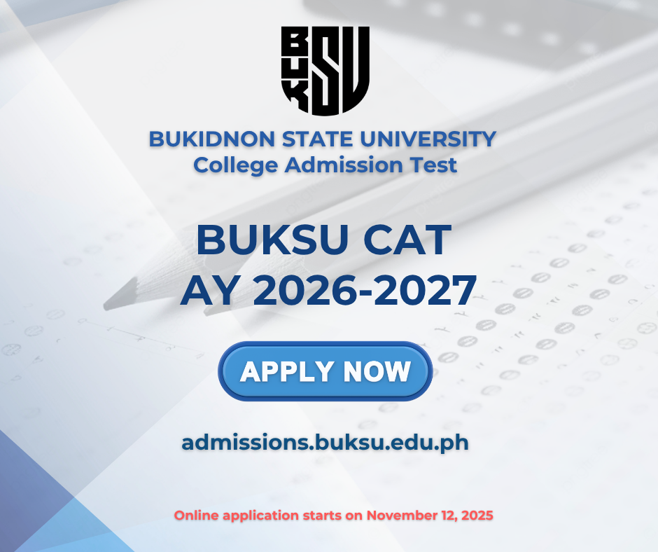 BukSU CAT AY 2026-2027 (Angel Sweet)